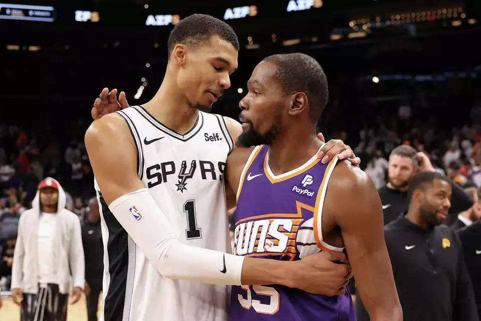 Victor Wembanyama gets special message from Kevin Durant after injury ...