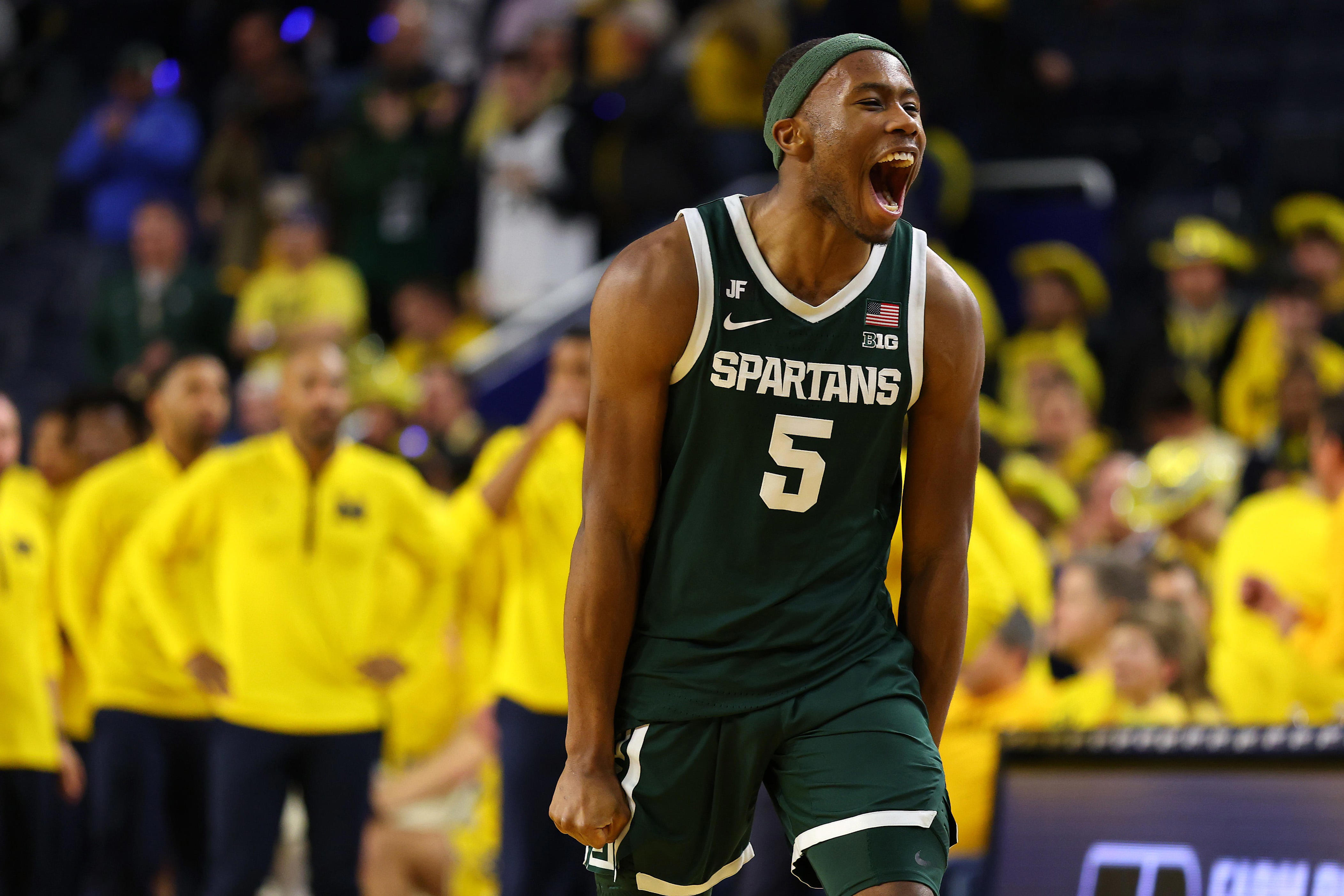 Watch Michigan State basketball's locker room celebration after beating ...