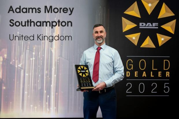 Truck dealership celebrates award for 'commitment to excellence'