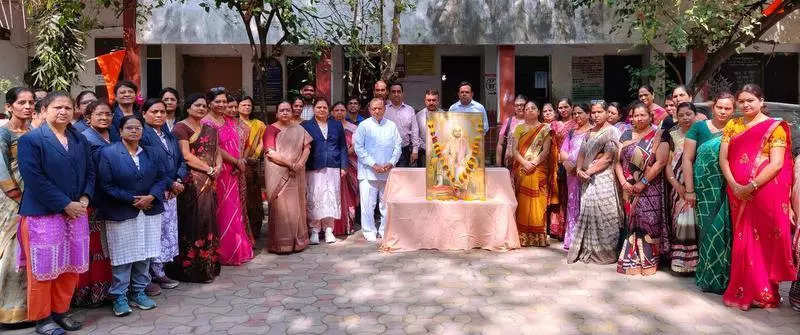 Rajkumar Kewalramani Girls’ College celebrates Shivaji Jayanti