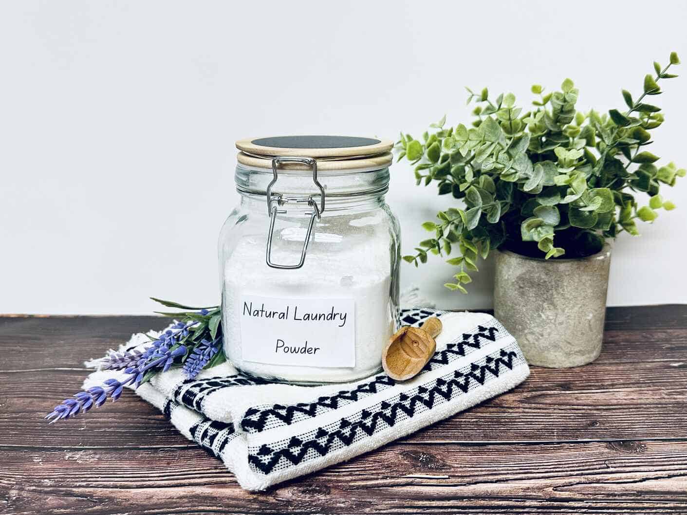 DIY Natural Laundry Detergent Powder
