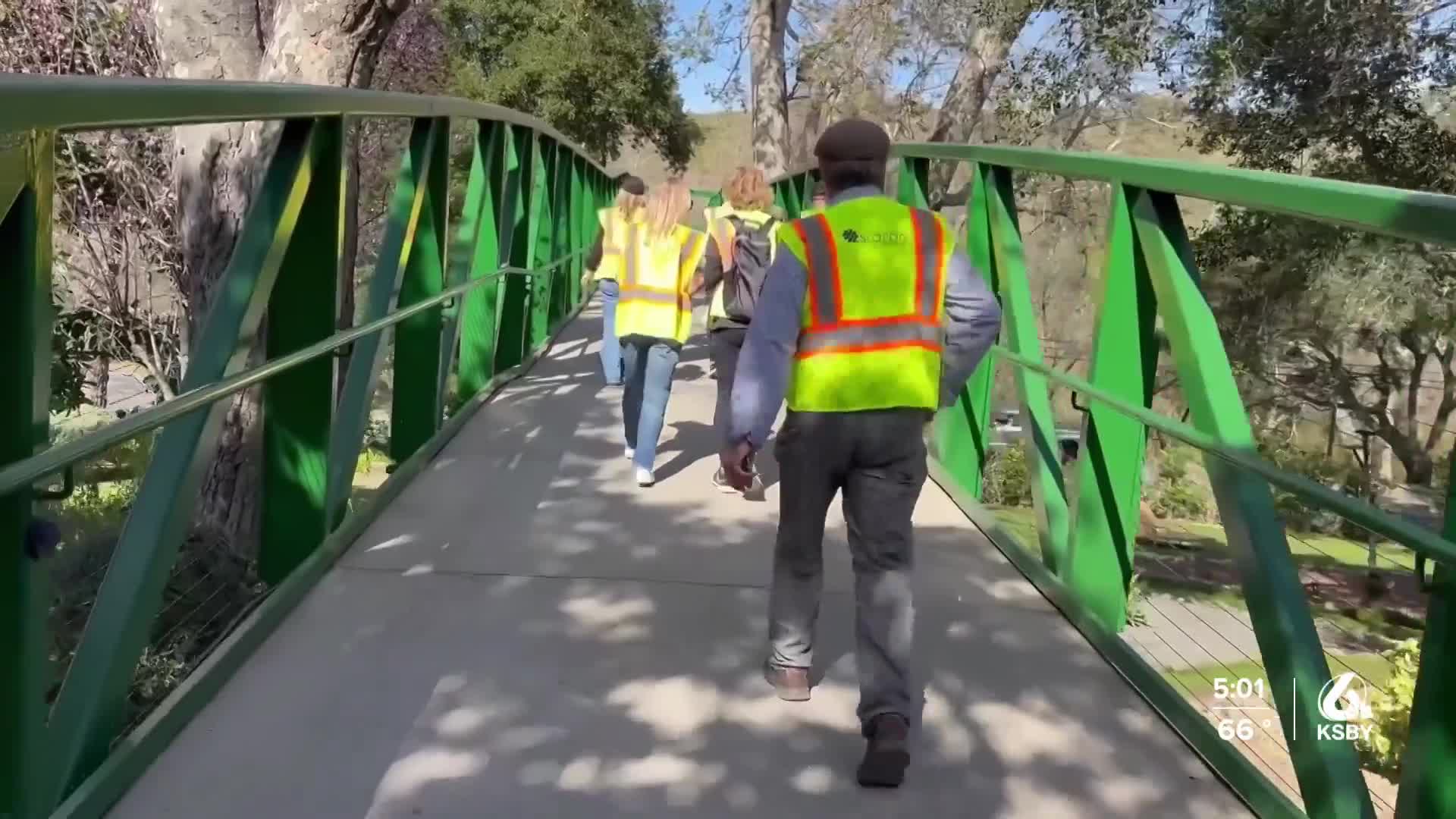 Walking for safety: SLO County transportation officials raise awareness ...