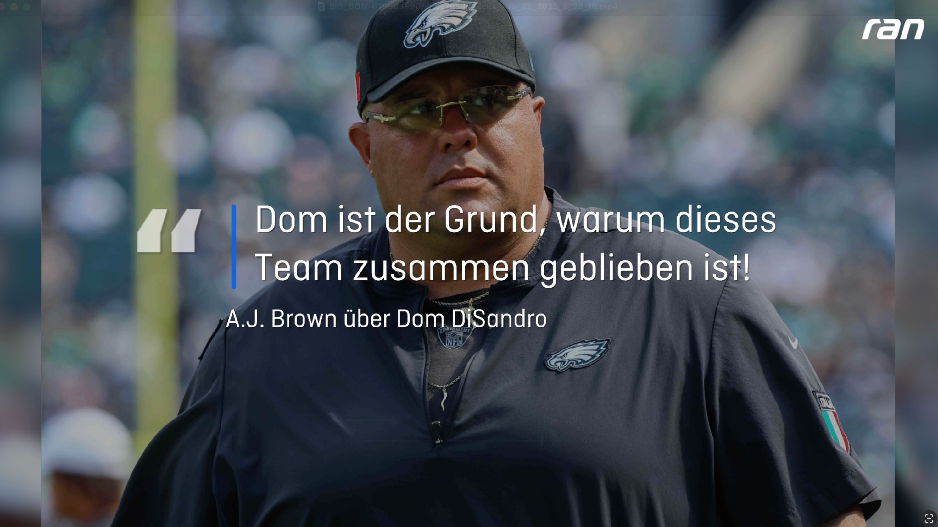 NFL: Eagles-Star mit starken Worten für Security-Chef