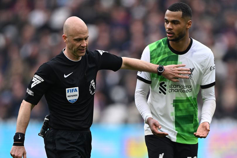 Anthony Taylor punished Arne Slot after Ibrahima Konate incident and ... Anthony Taylor punished Arne Slot after Ibrahima Konate incident and ...
