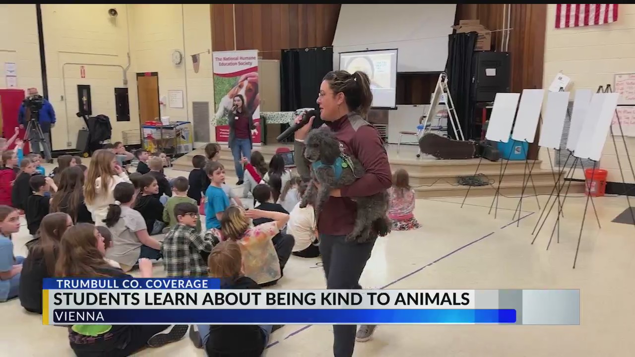 Mathews Elementary students learn how to be kind to animals at a young age