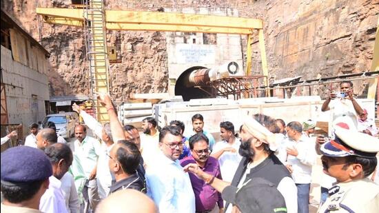 Telangana: 8 trapped as under-construction tunnel’s roof collapses ...