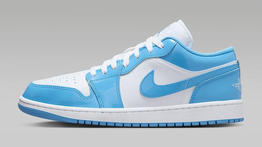 The Air Jordan 1 Low drops in UNC Tar Heels colors for March Madness