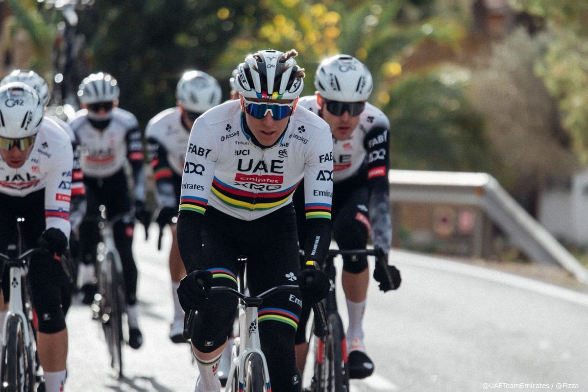 Favorites stage 7 UAE Tour | Tadej Pogacar and his 100,000 watts per ...