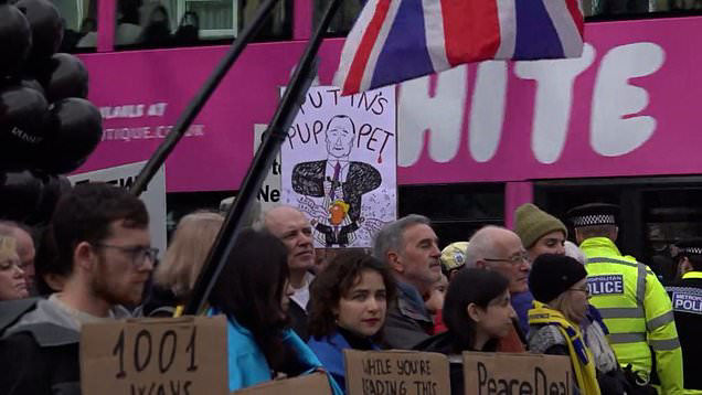 Anti-Putin rally sets off in London to show solidarity with Ukraine Anti-Putin rally sets off in London to show solidarity with Ukraine