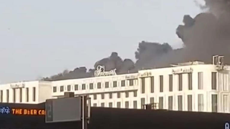 Mumbai: Massive fire breaks out at Fairmont hotel near airport, 70 ...