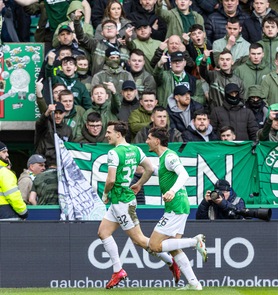 13 brilliant photos from epic Hibs win vs Celtic: Jubilant celebrations ...