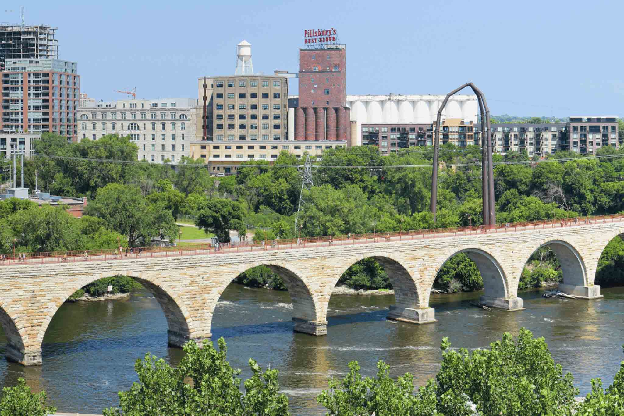 The odd angle of the Stone Arch Bridge explained: How it saved St ...