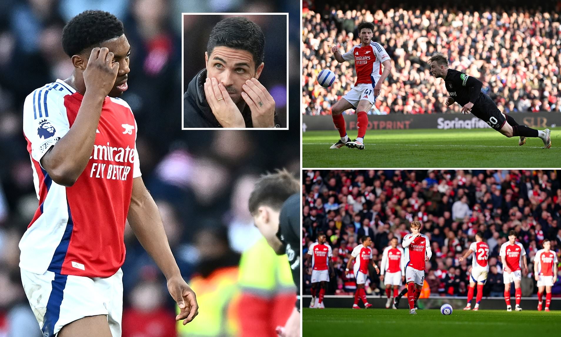 Arsenal 0-1 West Ham: Jarrod Bowen strikes a Hammer blow to the Gunners ...