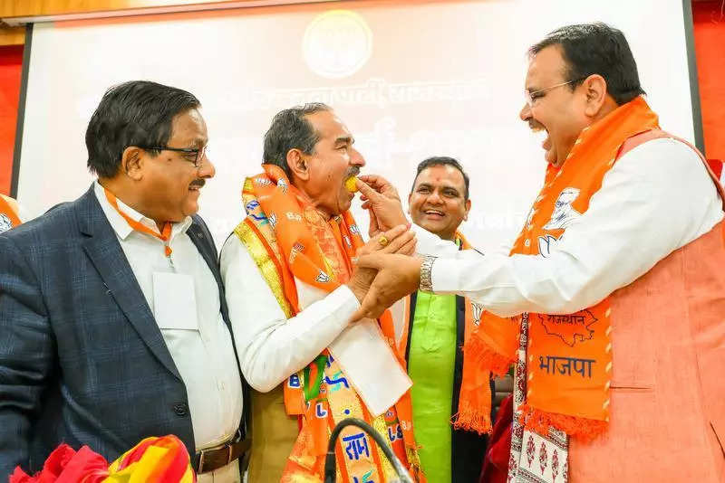 Madan Rathore re-elected unopposed as BJP state prez