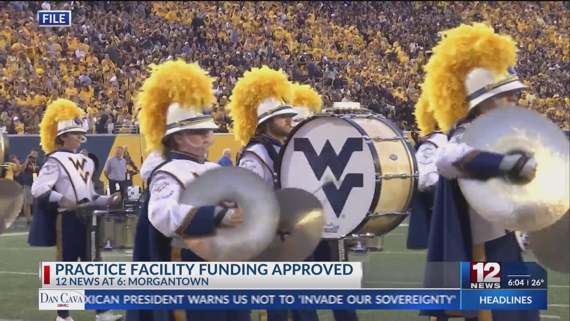 Construction on WVU band facility to begin in March