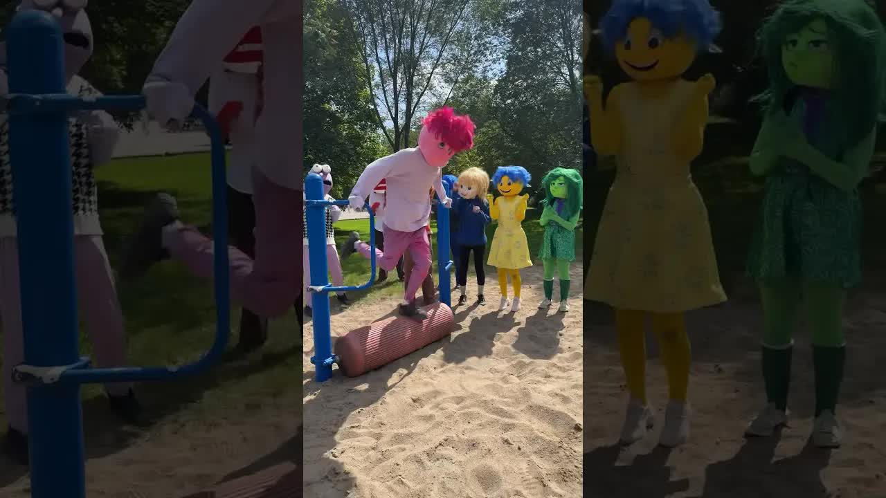 Inside Out Characters Playground Fail Compilation