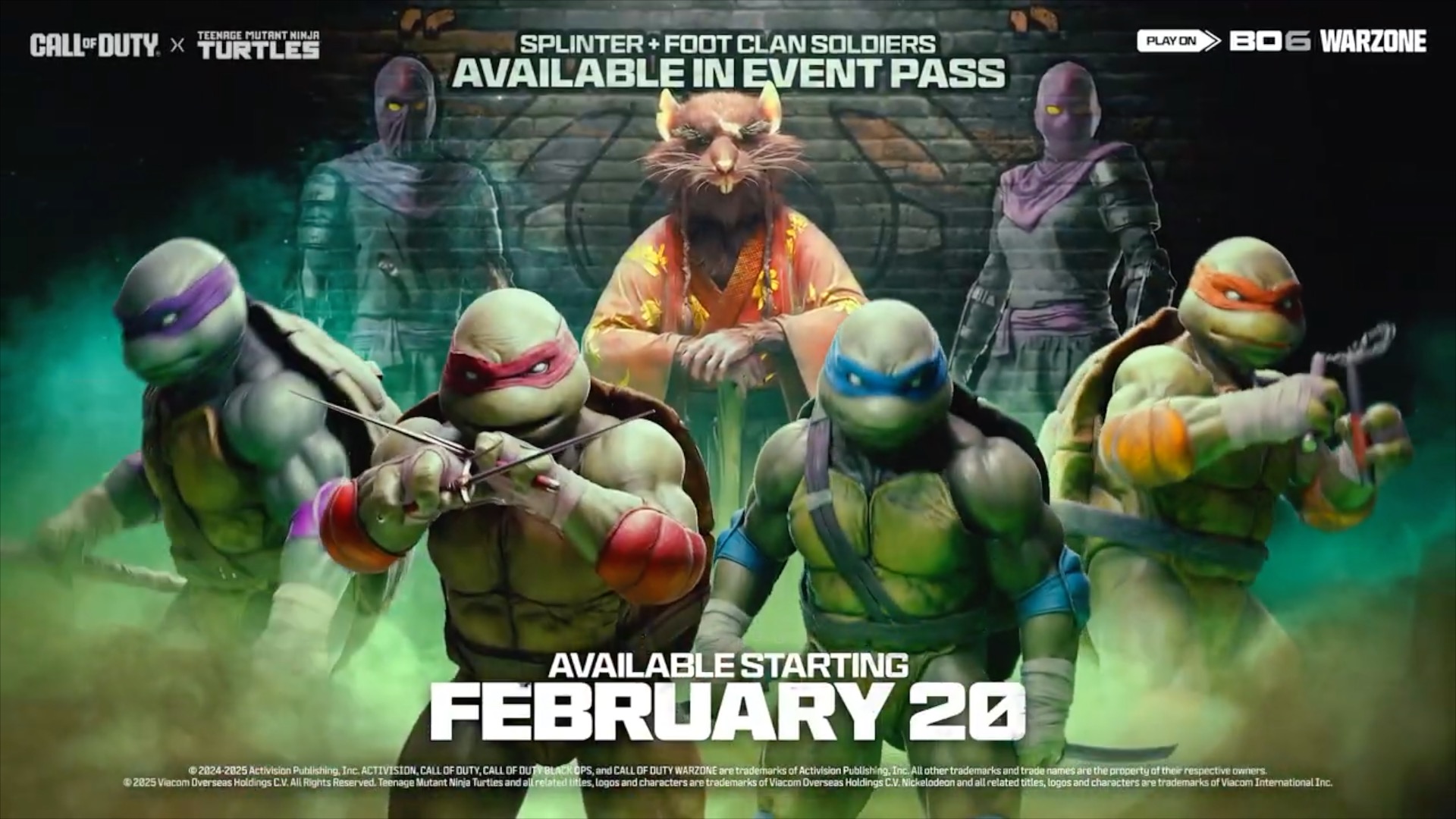 Call of Duty x TMNT Official Black Ops 6 Warzone Bundles Trailer