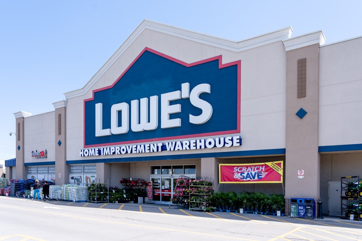 10 Items You Should Never Buy at Lowe's, Experts Say