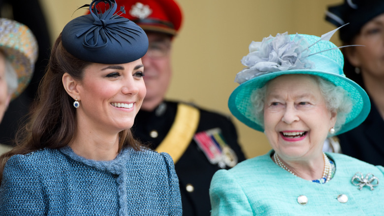 The Story Behind Kate Middleton's Altered Photo Of Queen Elizabeth