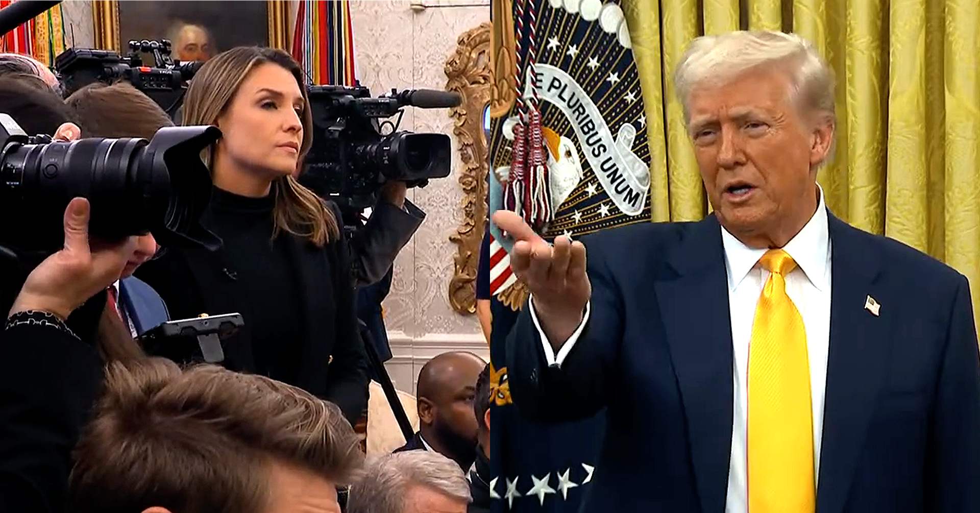 Trump Mocks Bloomberg Reporter At Press Scrum — Demands She ‘Speak’ Her ...