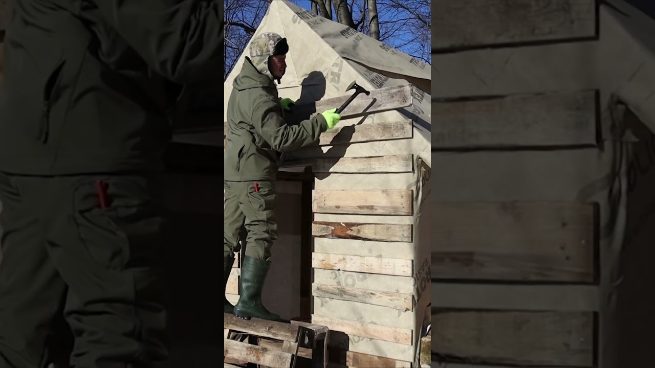 Bushcraft solo #camping #bushcraft #survival #building part 4