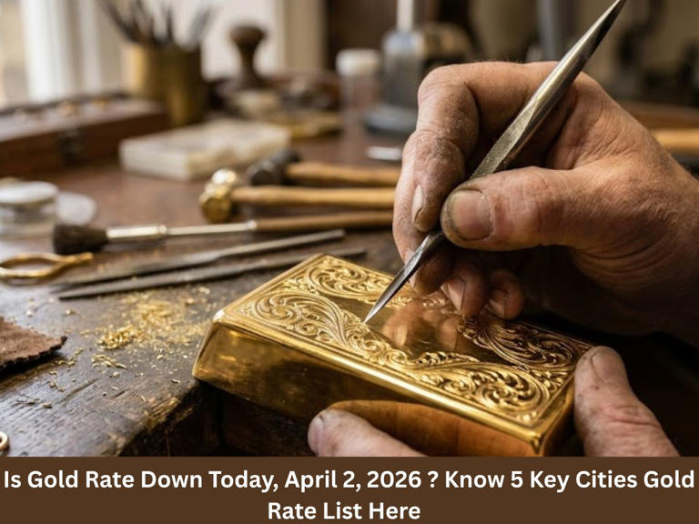 Is gold price down today? Gold crashes 2.03% in April 2026; check ...