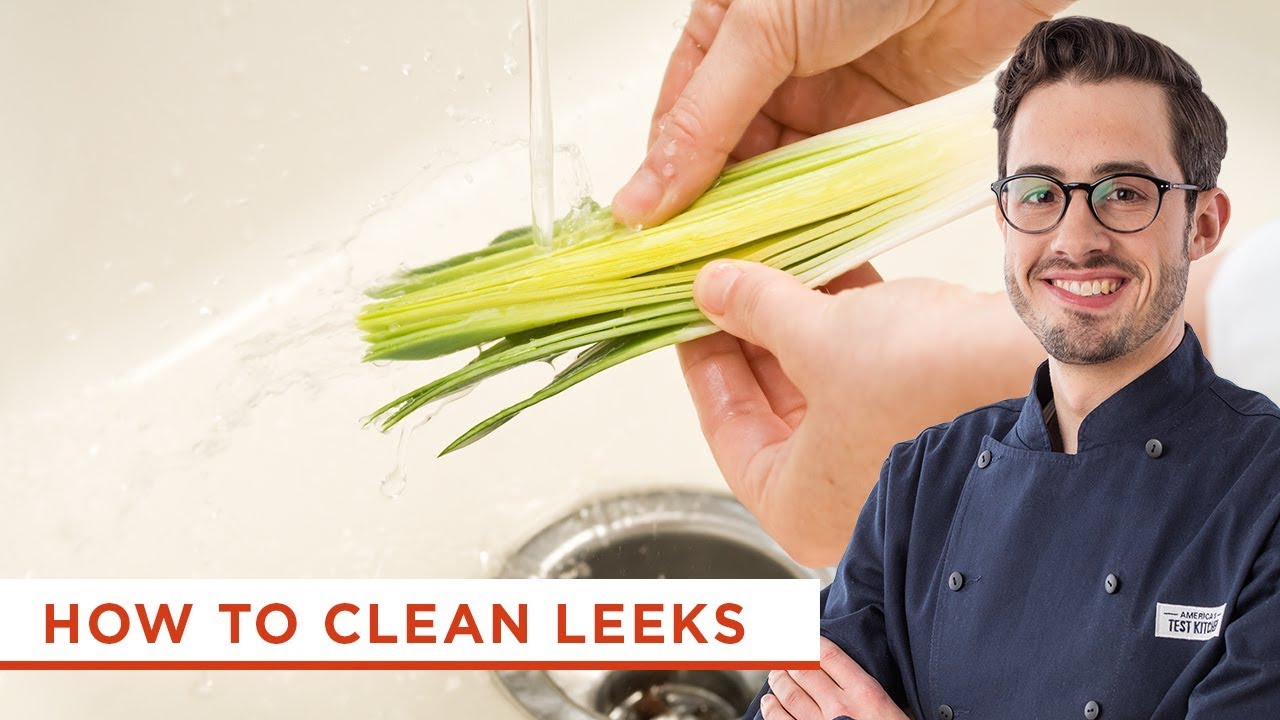 The best way to get gritty leeks squeaky clean