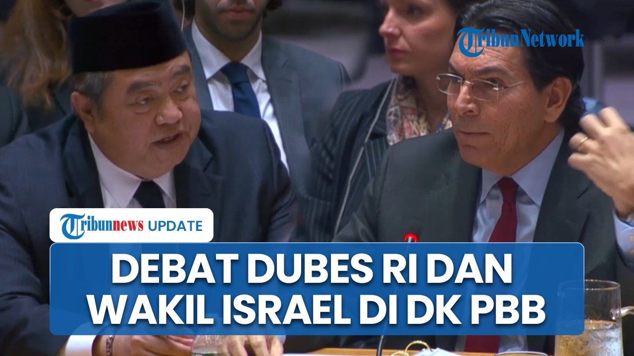 Delegasi RI Umar Hadi debat wakil Israel di sidang DK PBB, bantah klaim ...
