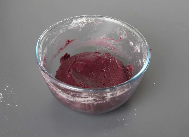 Mochi-kakor med ube