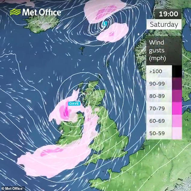 Brits are told to 'pack essentials' as Storm Dave threatens power cuts ...