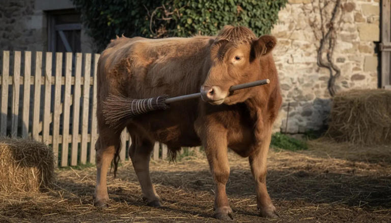 A cow, a broom, and a shift in how we think about animal intelligence