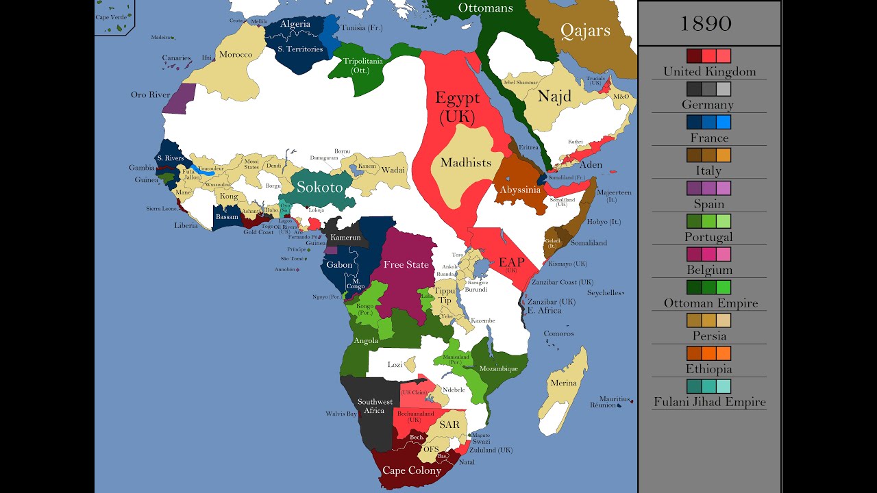 The history of Africa: Every year