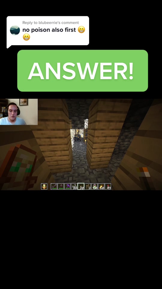 Replying to @blubeerrie #minecraft #mc #mcyt #puzzle #riddle #trick