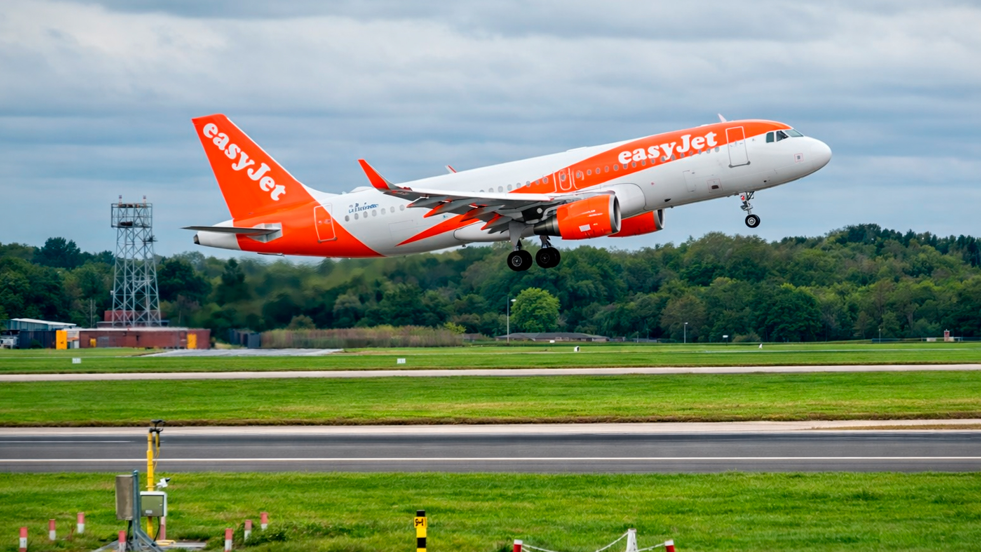 Filming near runway goes wrong as jet passes