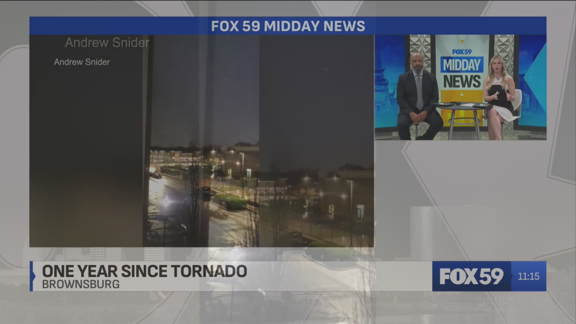 One years since high-impact Indiana tornado