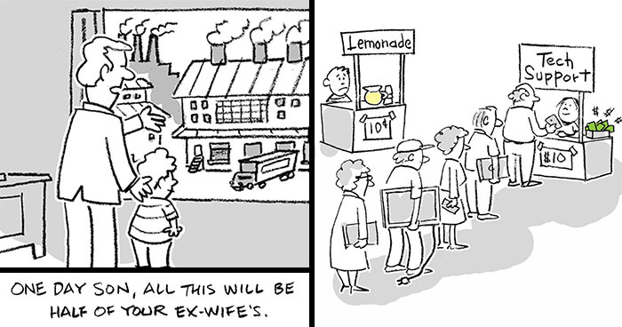 Life is weird and hilarious: 36 relatable one-panel comics