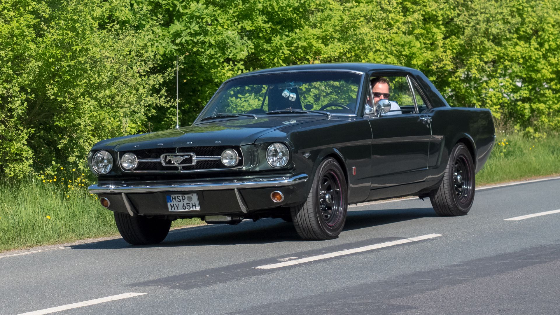 I drive my dad's old 1965 Ford Mustang. I was pulled over for having no ...