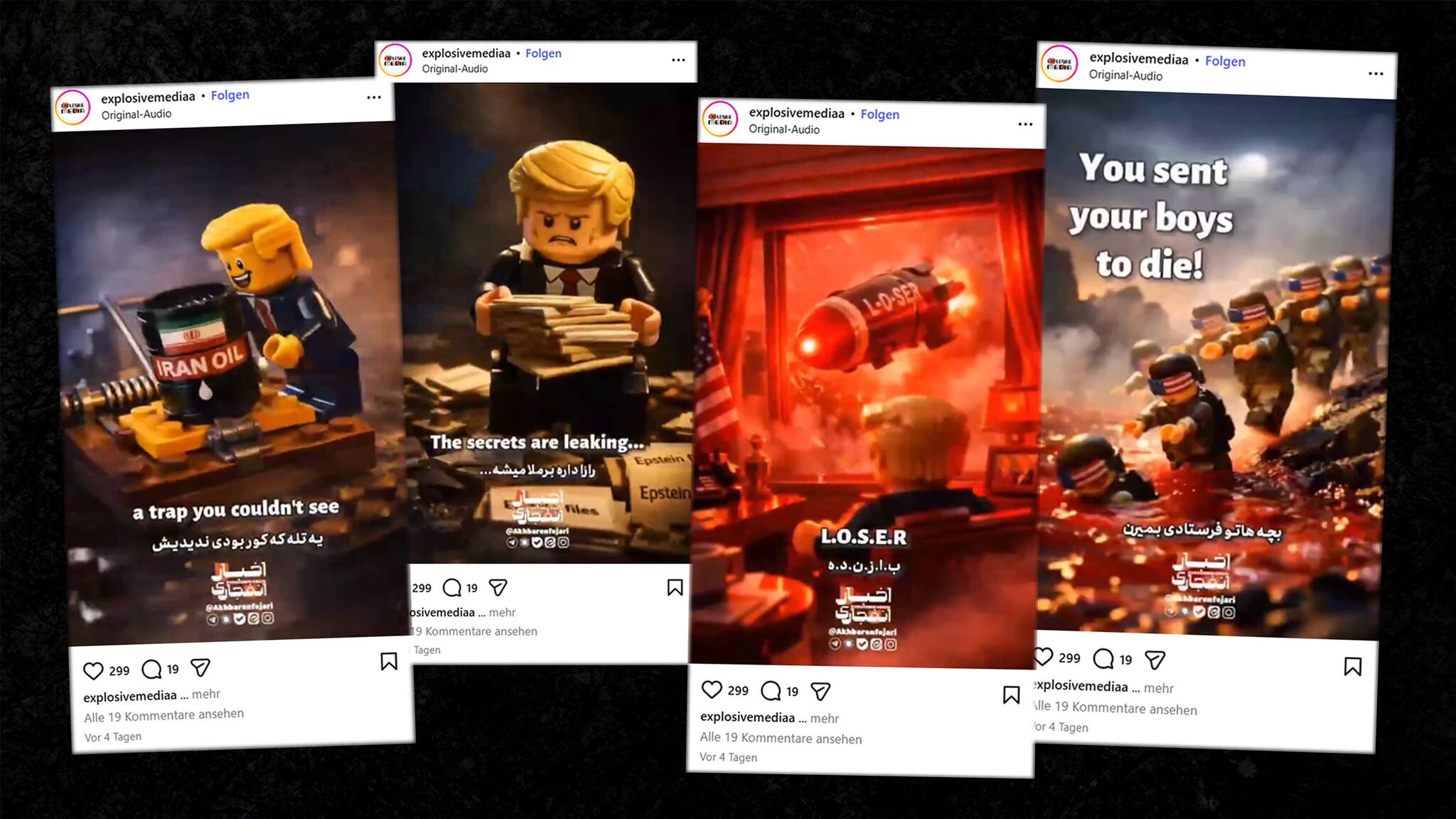 Trump als Lego-Loser – wie Iran mit KI-Clips den Meme-Krieg gewinnt