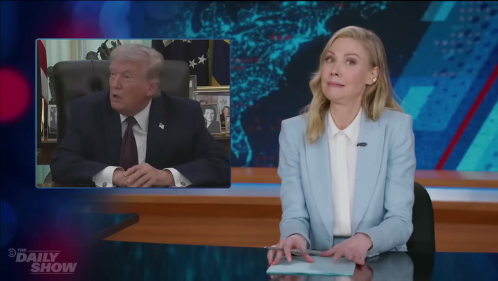 'Daily Show' has one urgent request for Trump's new DIY project