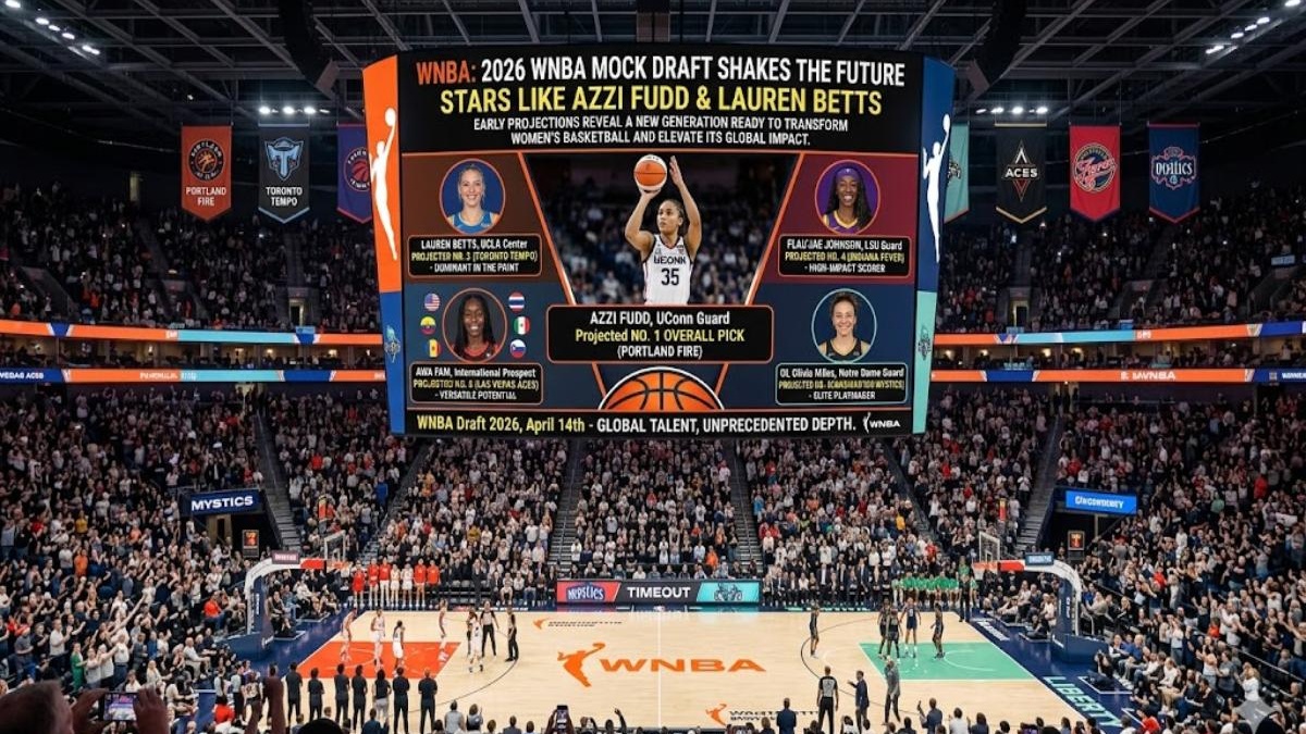 2026 WNBA mock draft shakes the future with stars like Azzi Fudd and ...