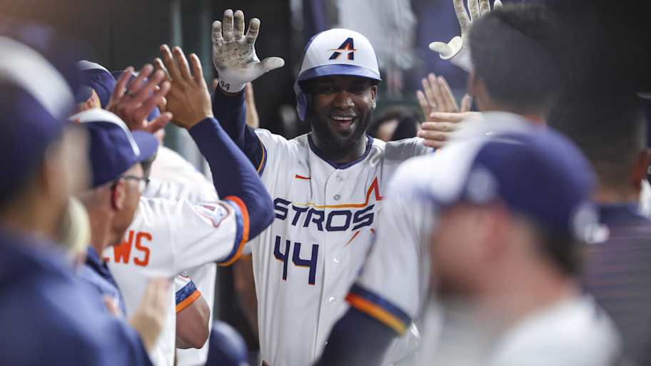 Astros' Yordan Alvarez puts himself in way too early AL Silver Slugger ...