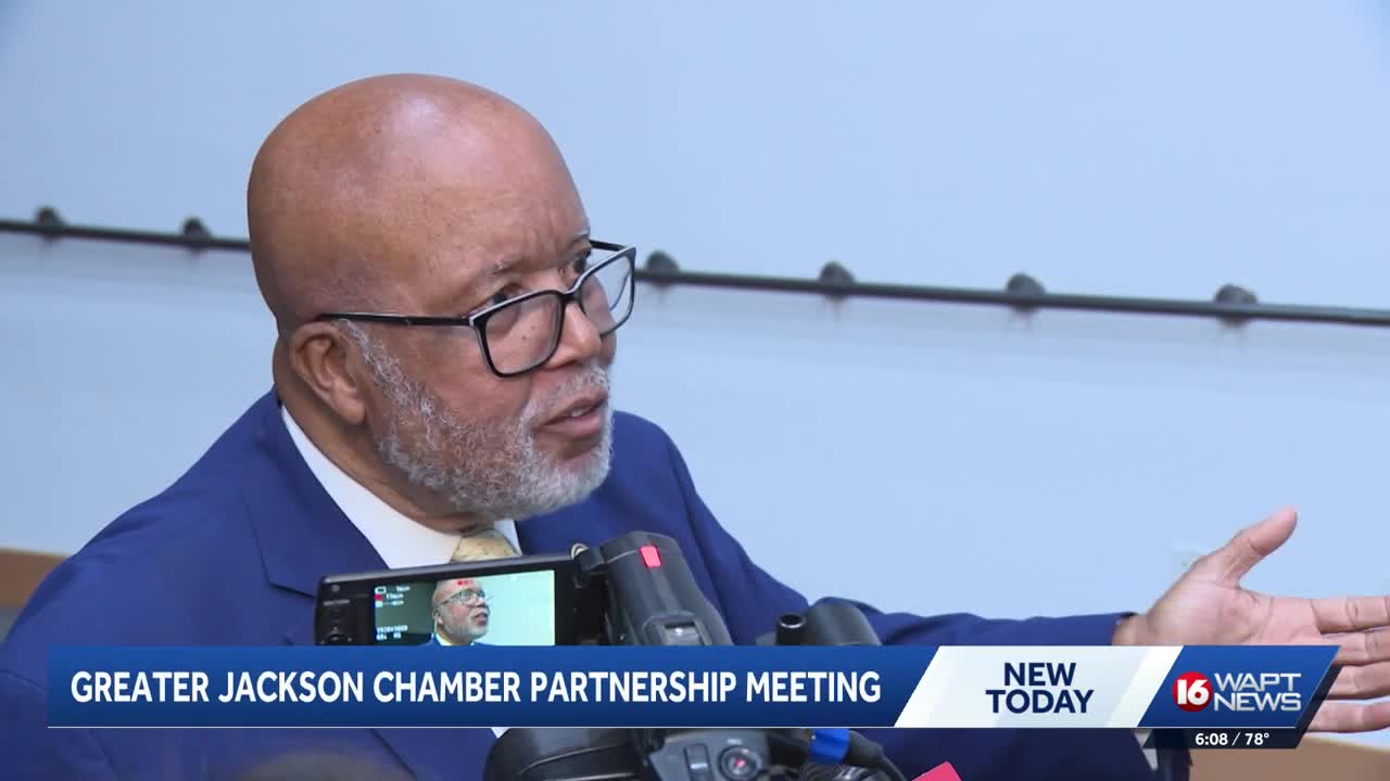 Thompson speaks to Greater Jackson Chamber Partnership