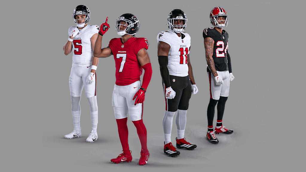 Falcons unveil new uniforms for 2026 season, bringing back red jerseys