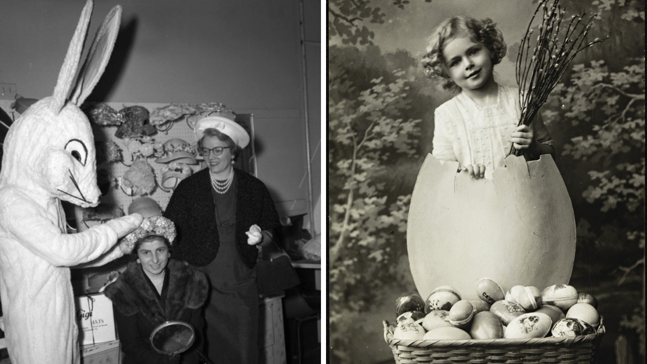 30 vintage pictures to remember old Easter times