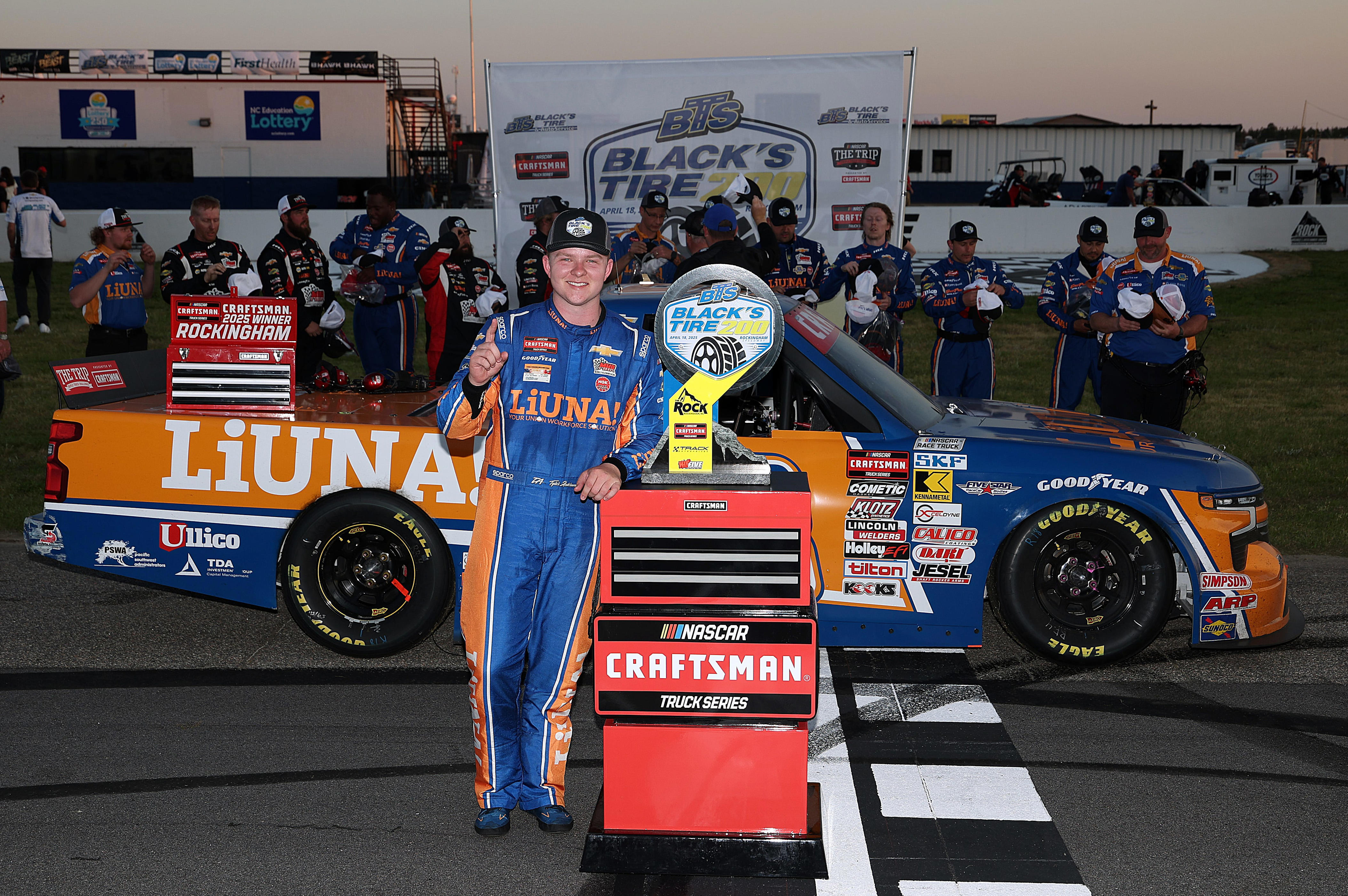 NASCAR purse for Truck Series race at Rockingham in April 2026