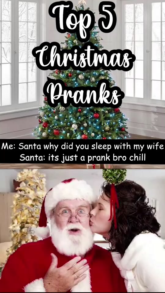 Wow funny Christmas pranks! Not sure why I pronounced Ferrero Roch.