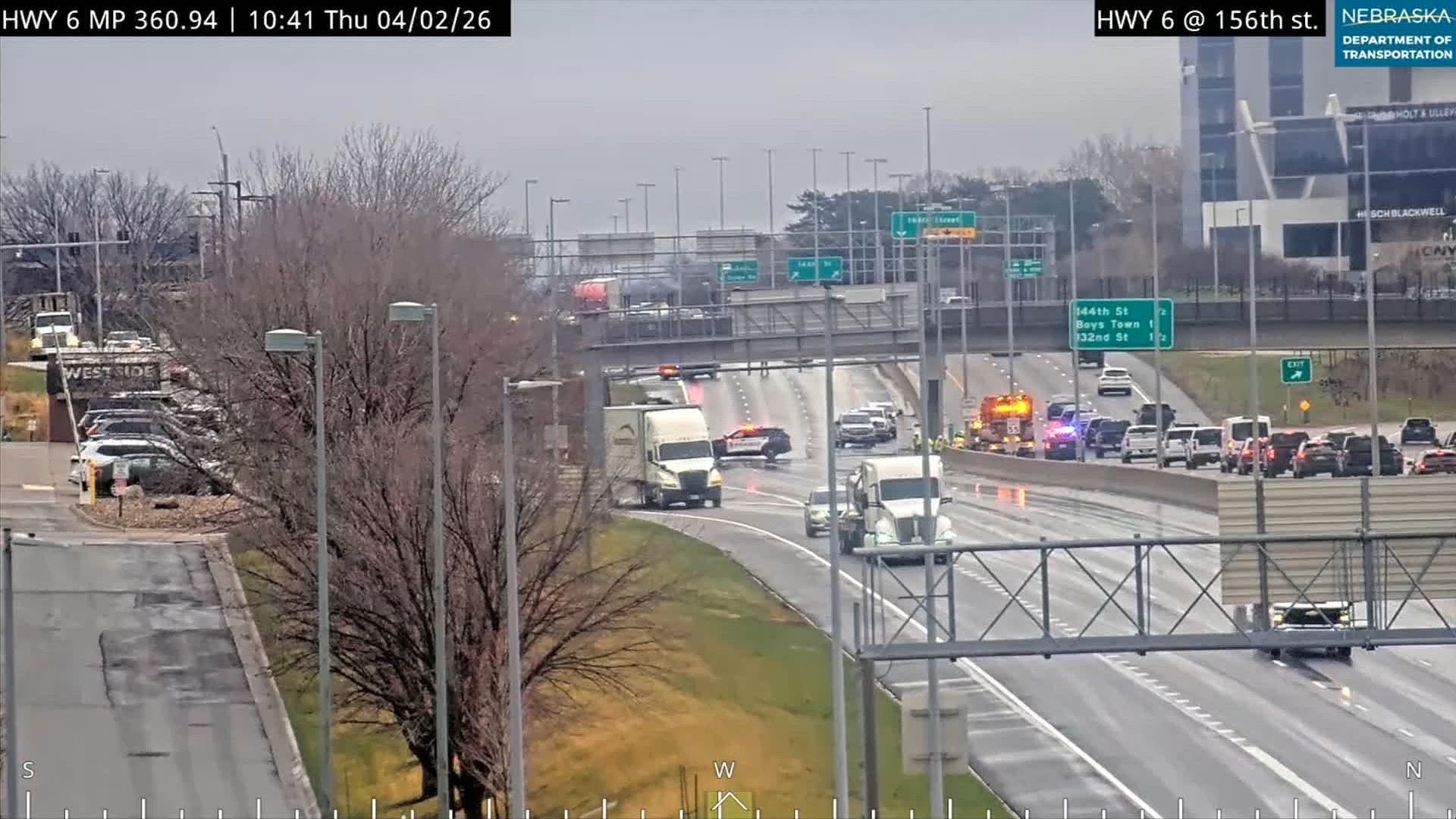 Omaha traffic: West Dodge Expressway closed due to flooding
