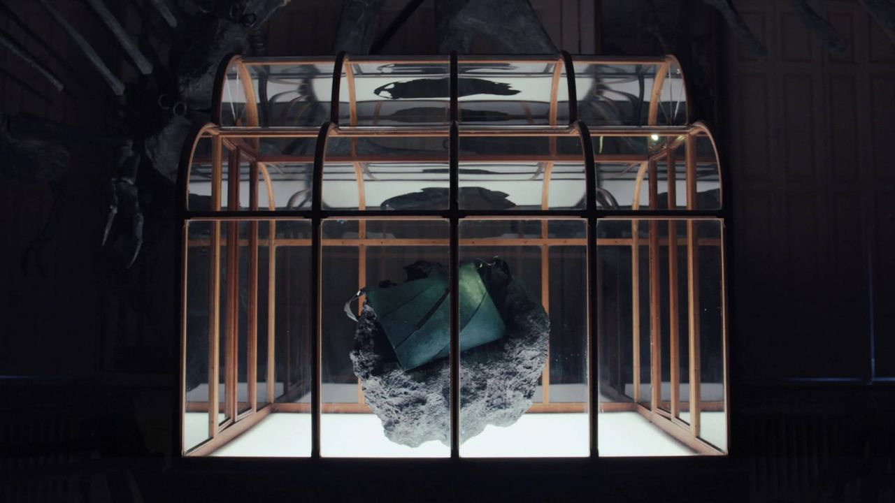 Lab-grown T-Rex leather showcased in new luxury handbag