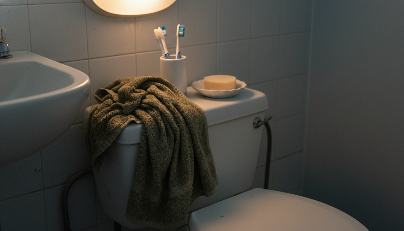 Genius $18 solution solved my small bathroom’s towel storage nightmare
