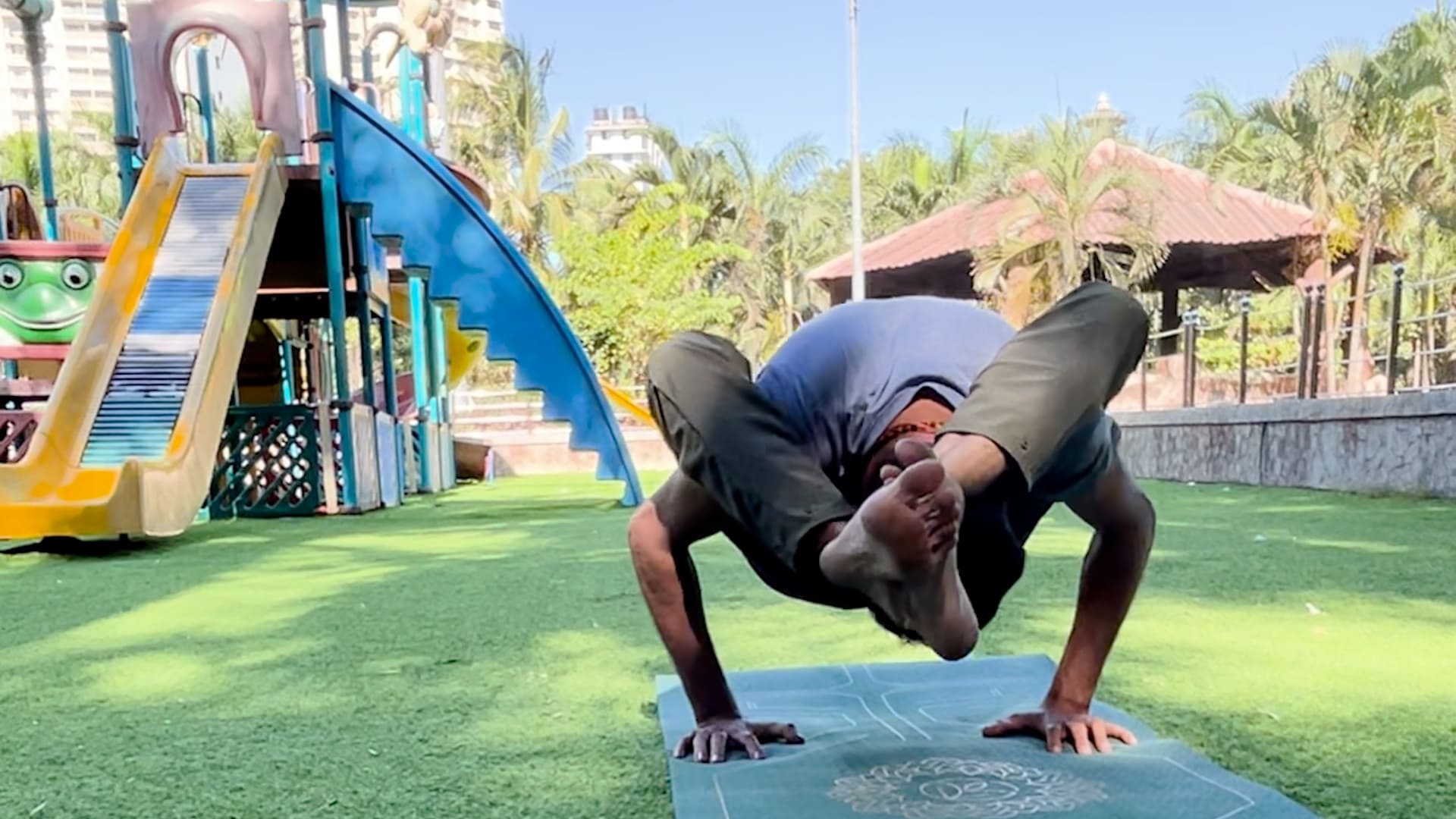 Push Ups Legs Above Head Record